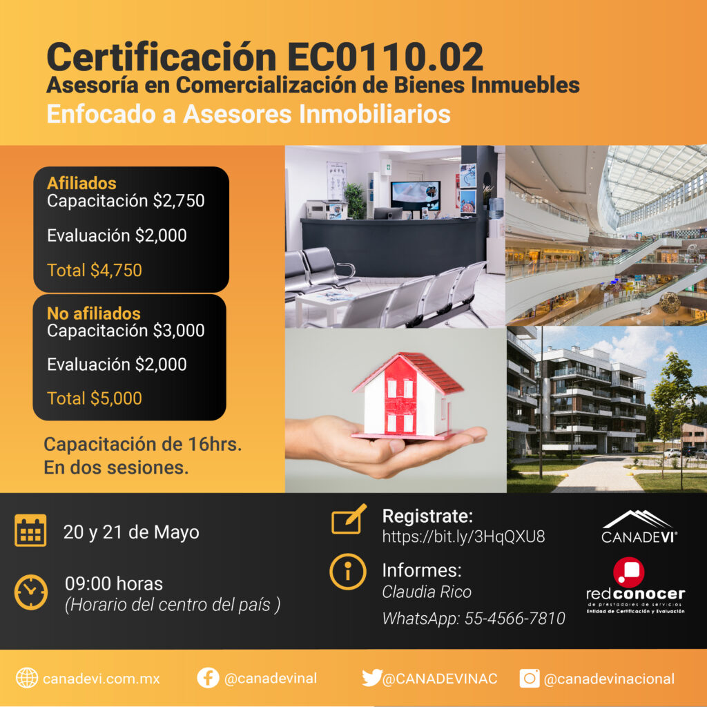 Certificaciones y cursos - CANADEVI Nacional